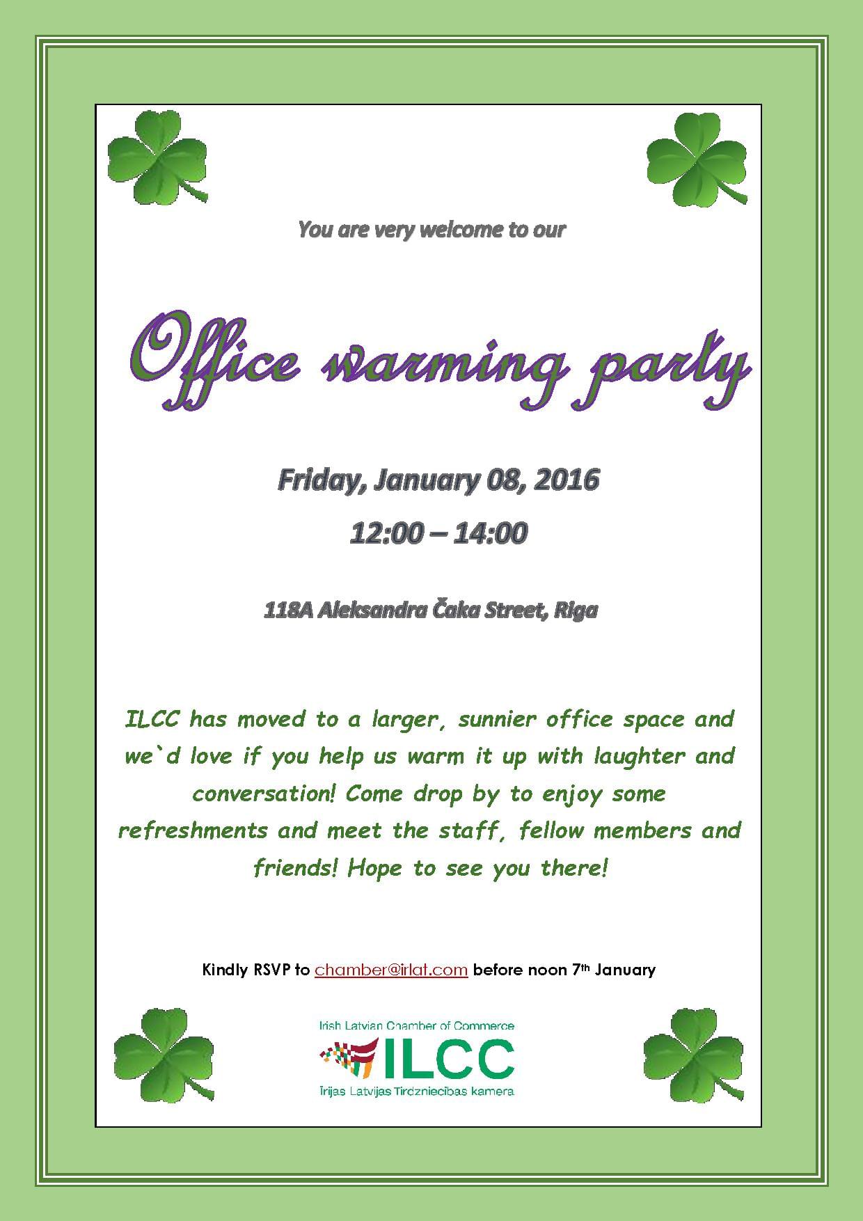 Office Warming Party - ILCC